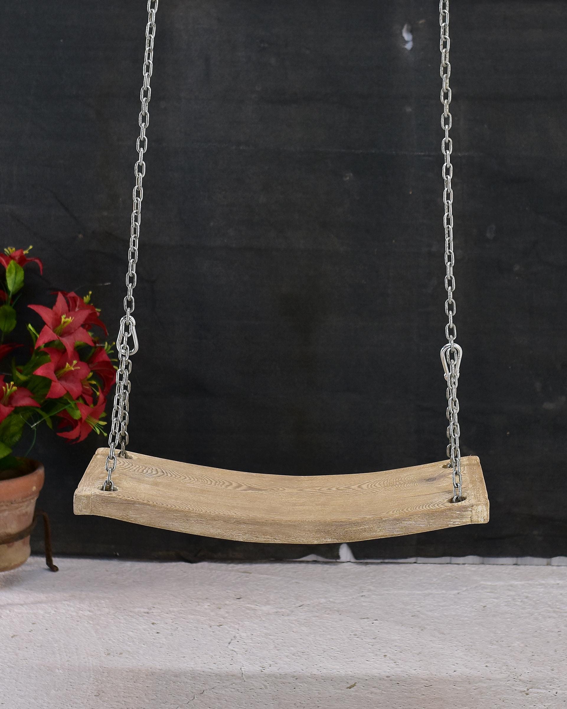Rustic Reclaimed Wood Swing, Indoor Outdoor Garden Decor - Etsy