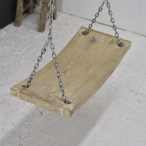 Rustic Reclaimed Wood Swing, Indoor Outdoor Garden Decor - Etsy