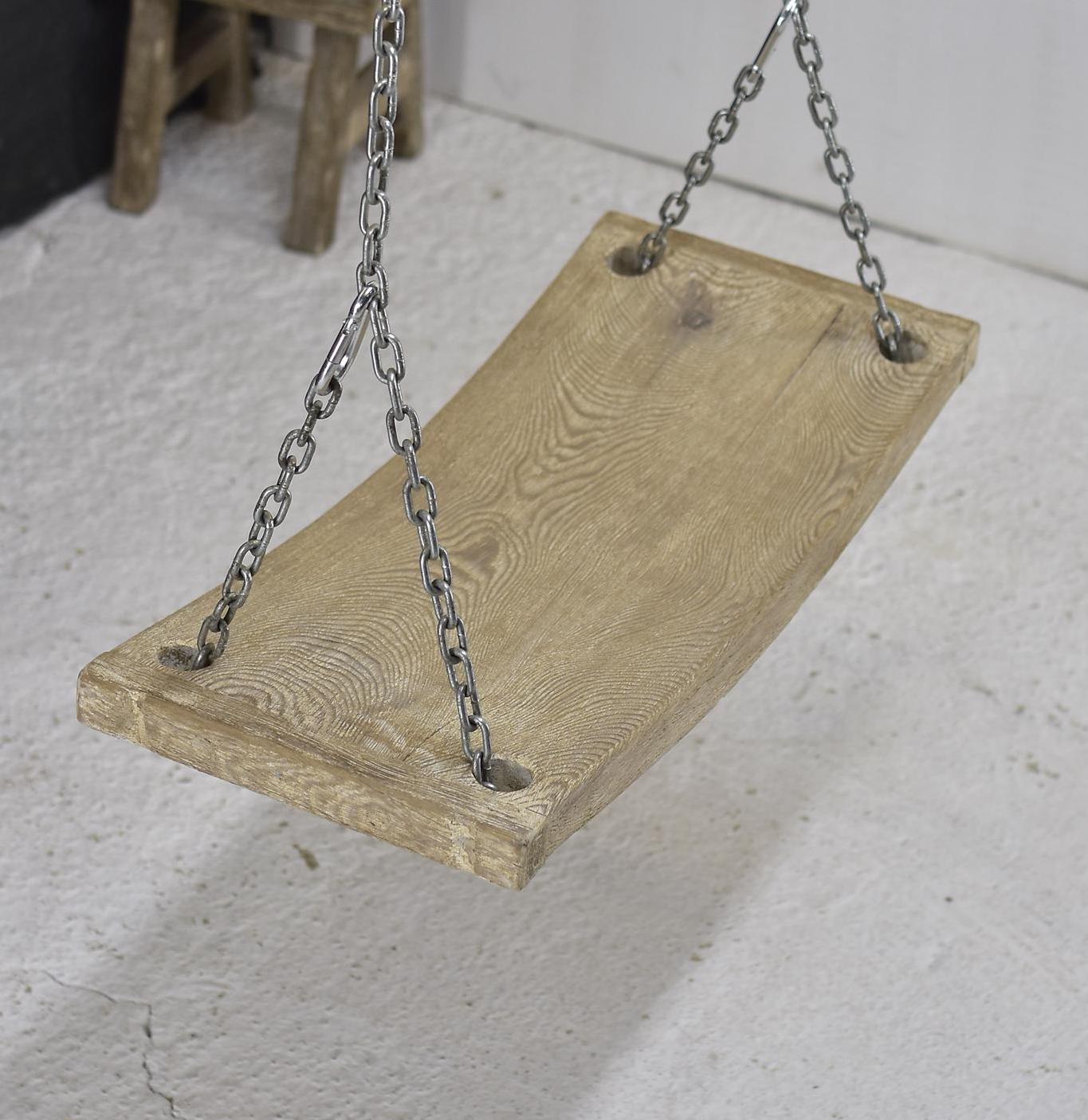 Rustic Reclaimed Wood Swing, Indoor Outdoor Garden Decor - Etsy
