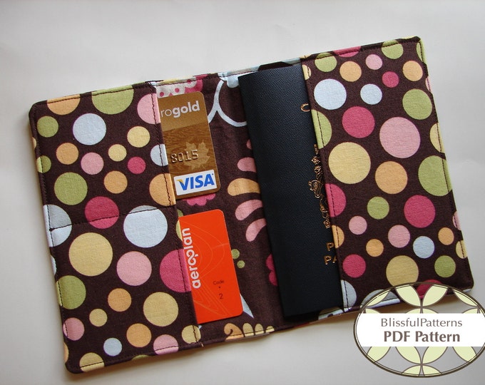 Passport Holder and Credit Card Holder PDF SEWING PATTERN for - Etsy