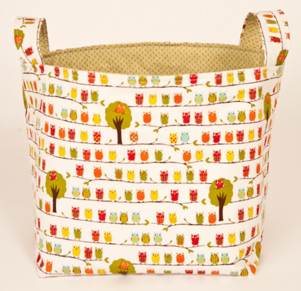 Easy to Sew Fabric Bin PDF Sewing Pattern Two Sizes FREE - Etsy