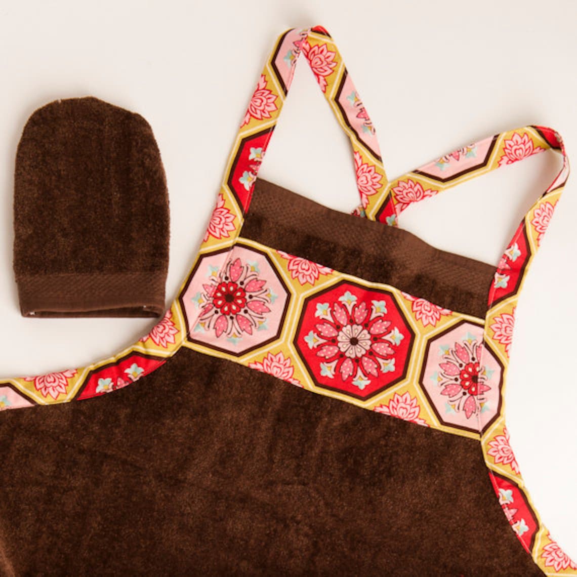 PDF Sewing Pattern for Baby Shower Gift to Sew Bath Apron Towel and ...
