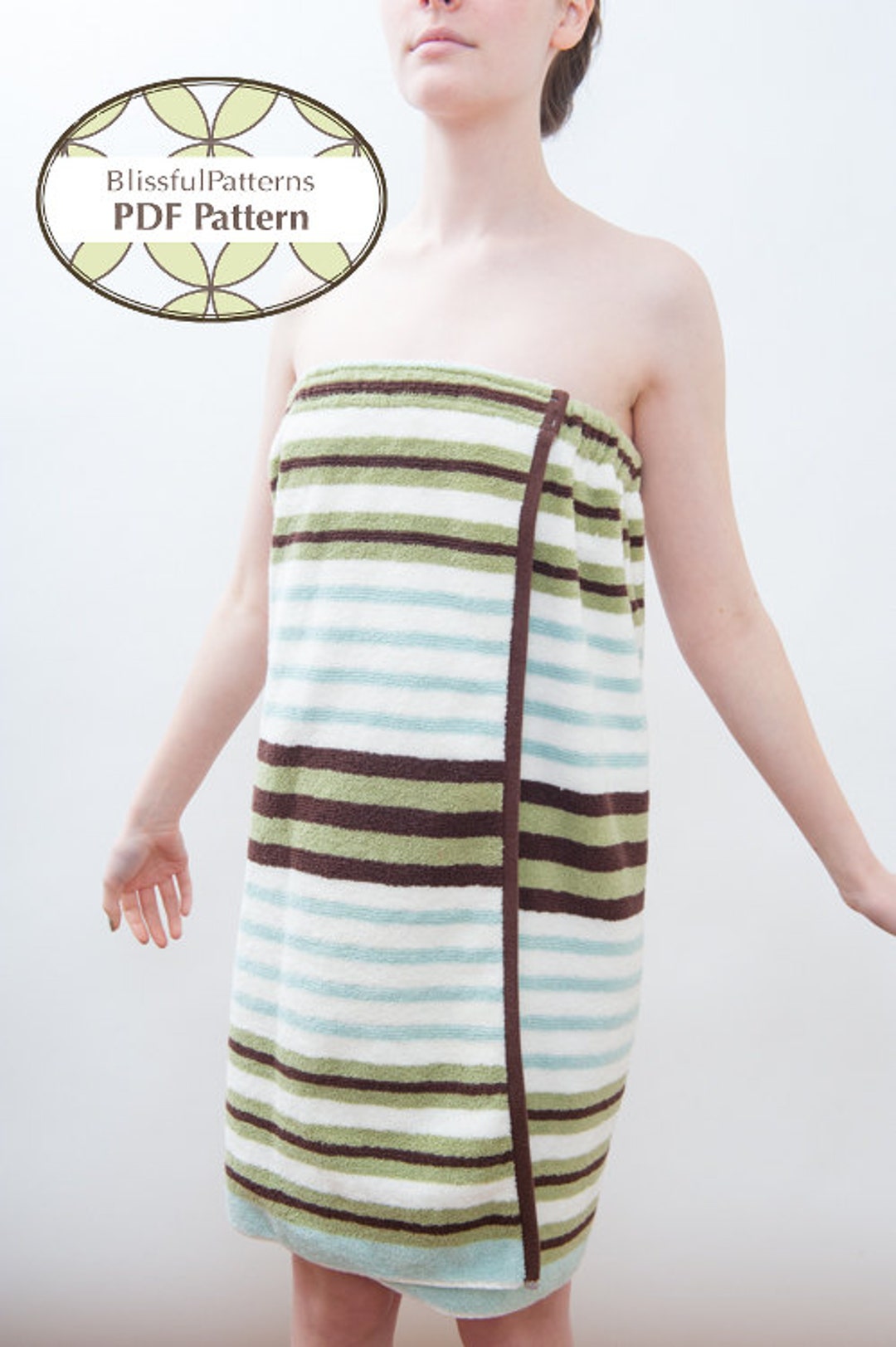 Spa Combo Pattern SALE: Spa Towel Wrap and Spa Hair Wrap Pdf SEWING ...