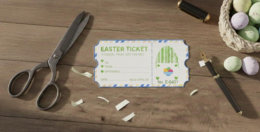 Editable Easter Coupon Book, Printable Easter Basket Stuffer (digital ...