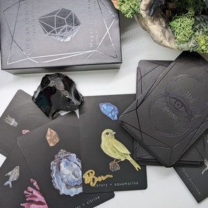 Sale Obsidian Oracle Deck the Black Edition - Etsy