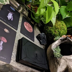Sale Obsidian Oracle Deck the Black Edition - Etsy