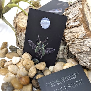 Sale Obsidian Oracle Deck the Black Edition - Etsy