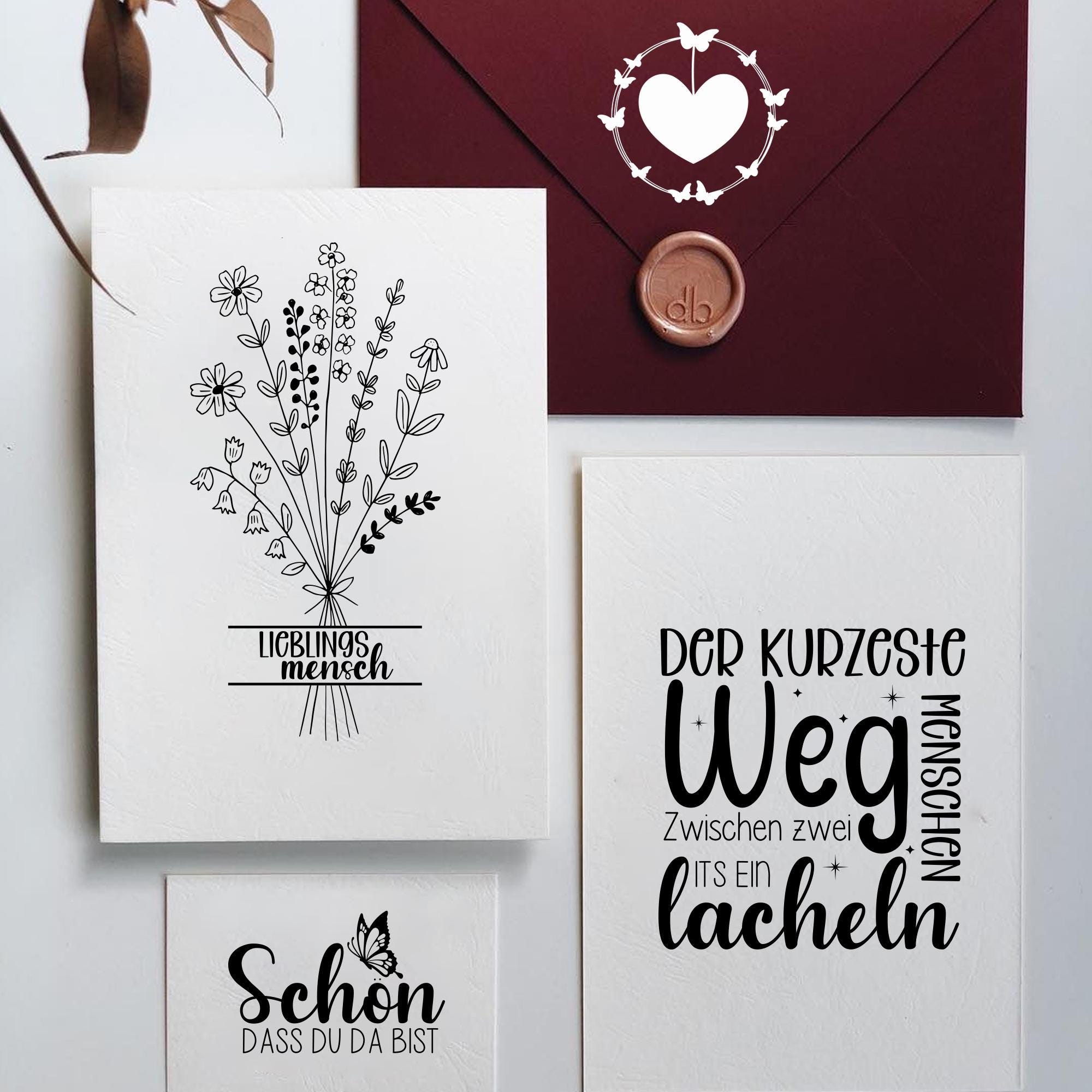 German Friendship Quotes SVG Bundle: Thank You Designs for Cricut ...