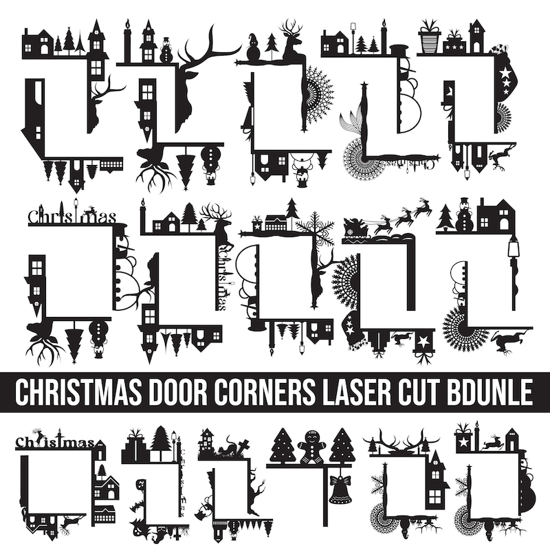 Deer Corner Svg Files - Etsy