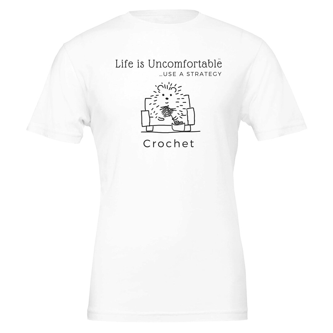Life is Uncomfortable - Crochet T-shirt - Etsy