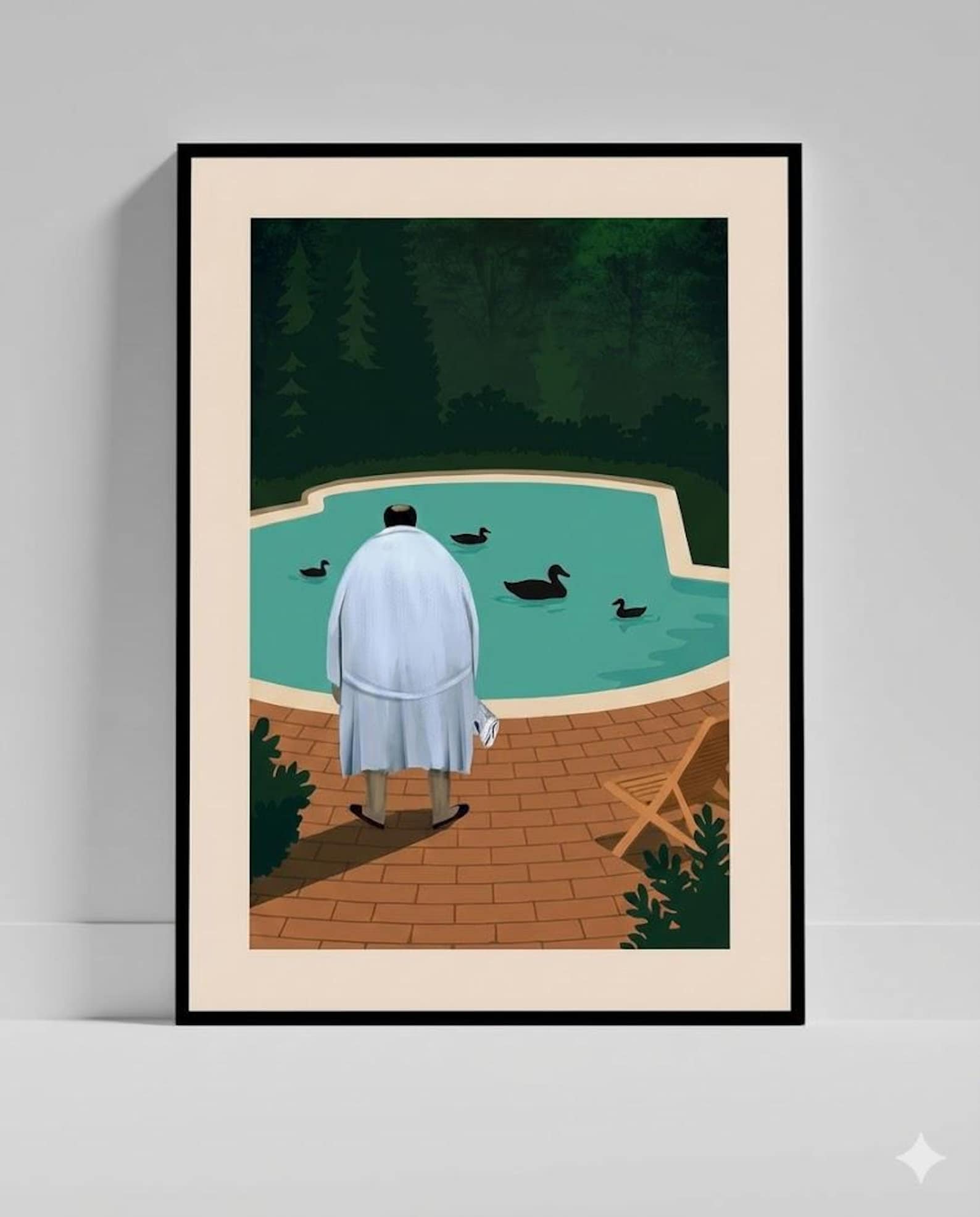 The Sopranos Poster, Tony Soprano Wall Art, HBO TV Show Print, Retro ...