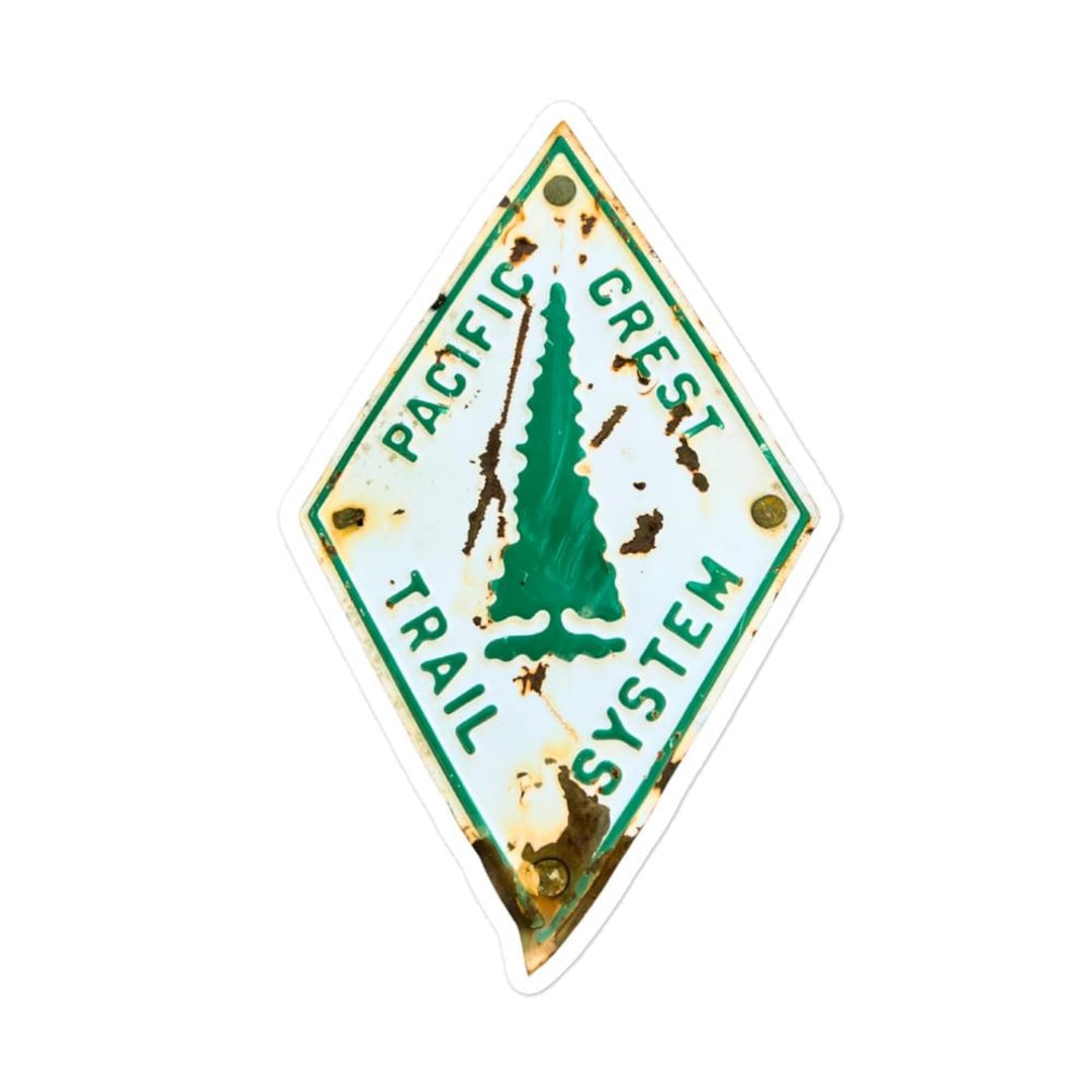 Pacific Crest Trail Sticker – Vintage Classic PCT Logo Decal for Hikers ...