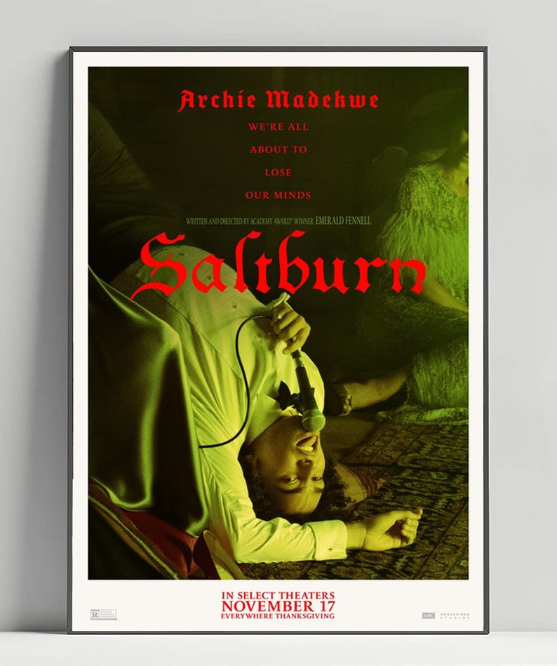 Saltburn Movie Poster Saltburn Saltburn Movie Saltburn 2023 - Etsy UK