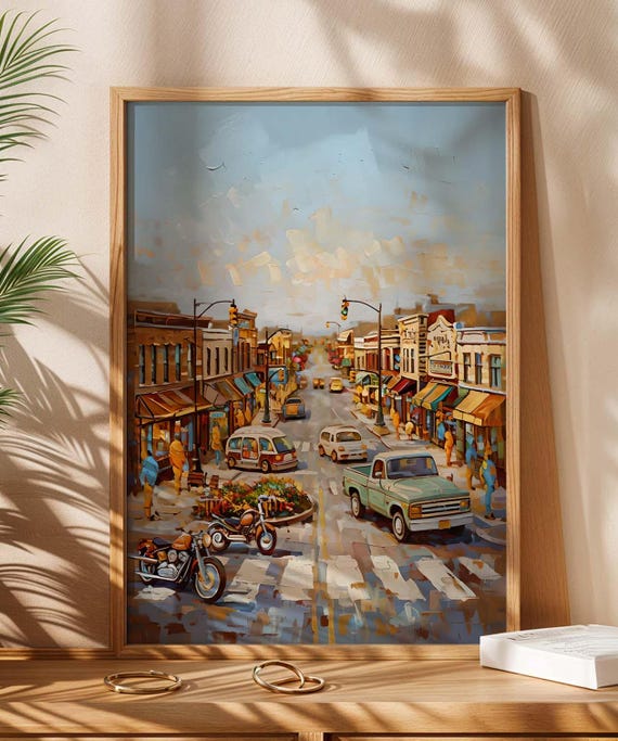 Vintage Decorations Small Town Street 12,900+ Vintage Small Town Main