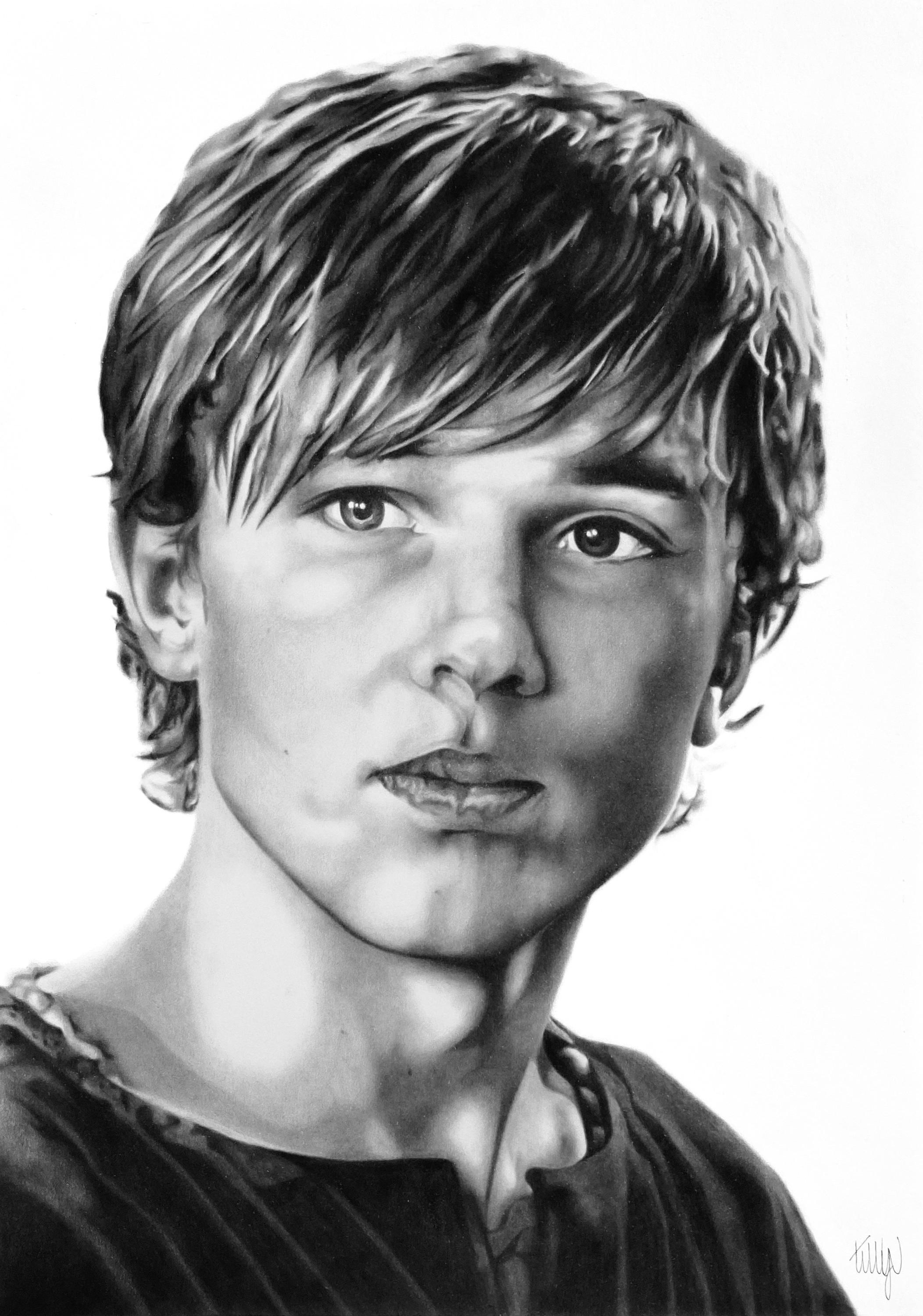 Peter Pevensie Hand Drawn Charcoal Portrait (print) - Narnia Art Print ...