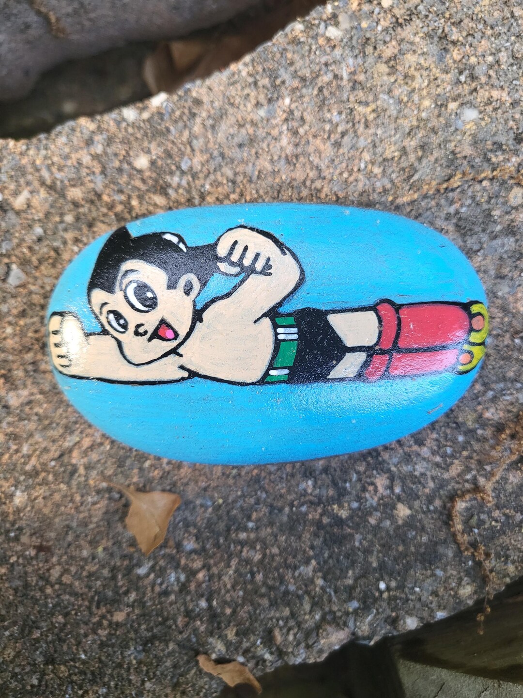 Astro Boy Painted Rocks - Etsy