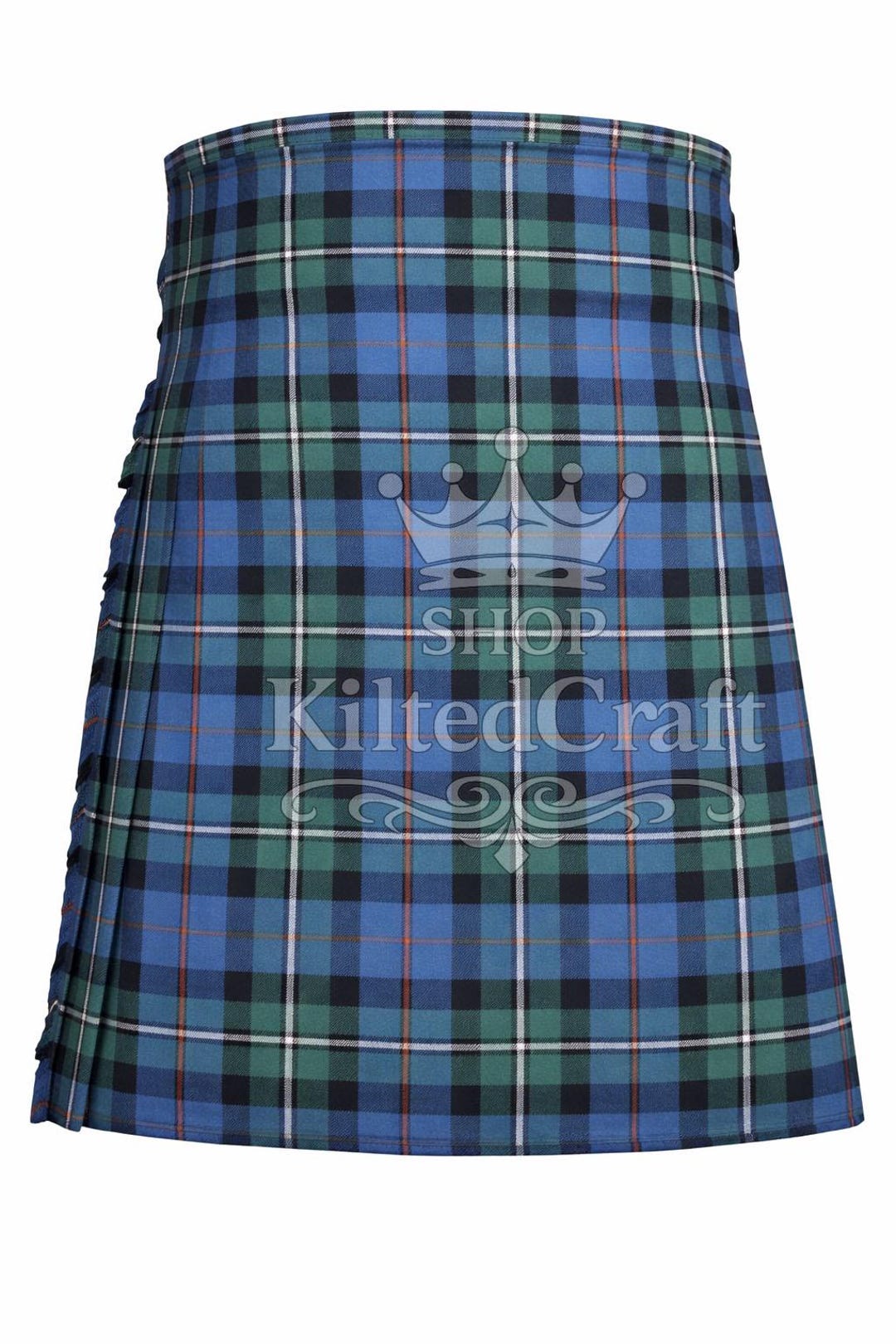 Handmade Scottish Tartan Kilt: Campbell of Cawdor Ancient, 8 Yard, 16 ...