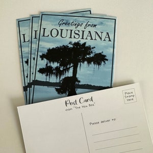 Louisiana State Postcard. - Etsy