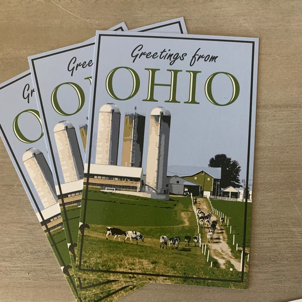 Ohio Postcard - Etsy