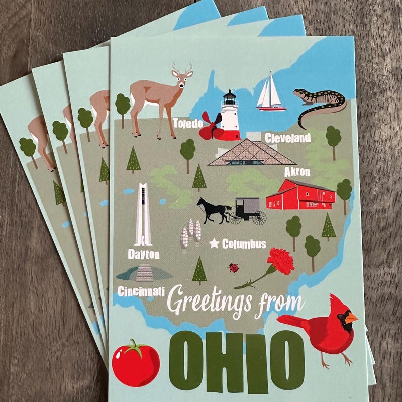 Ohio Postcards - Etsy