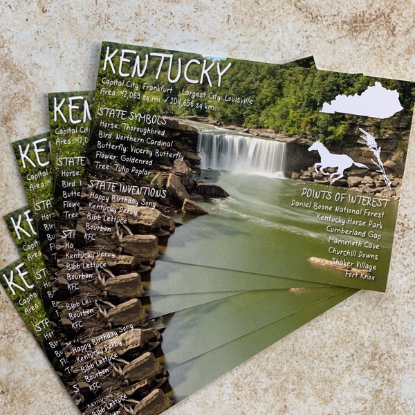 Kentucky Postcard - Etsy