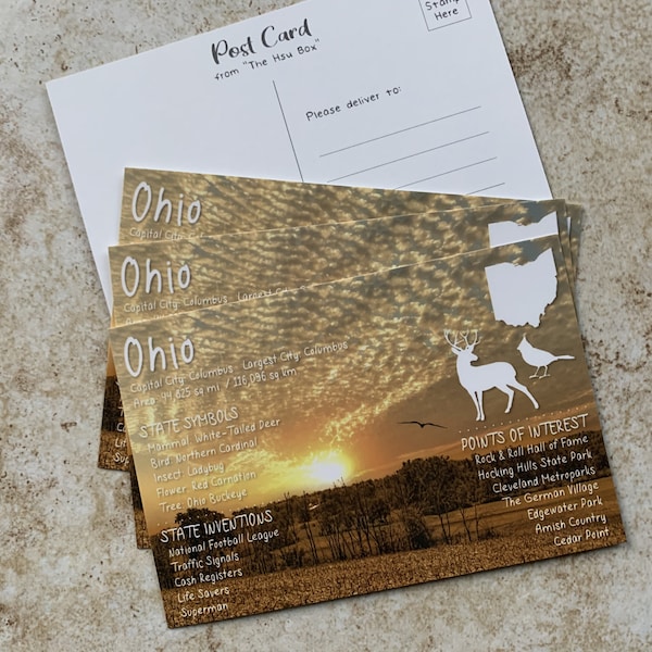 Ohio Postcards - Etsy