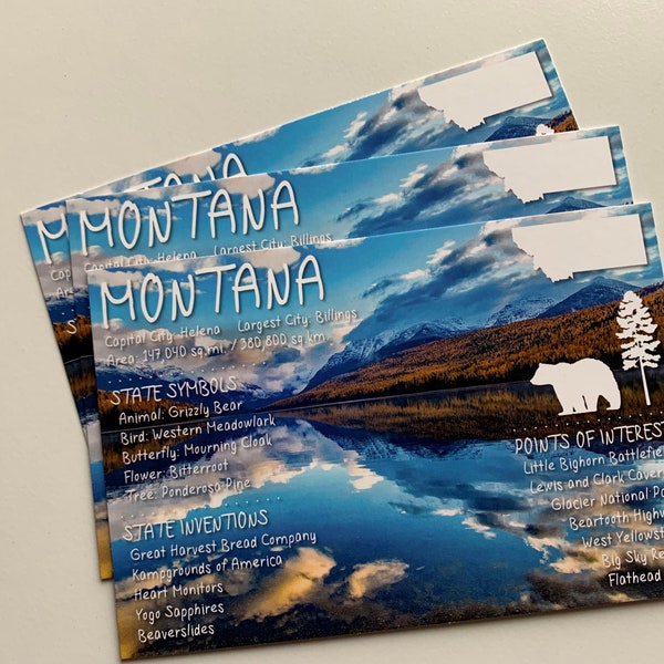 Montana Postcard - Etsy