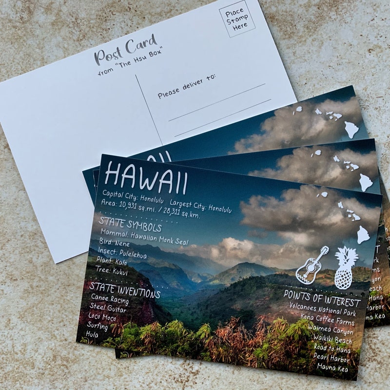 Hawaiian Postcard - Etsy