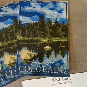 Colorado USA State Postcard - Etsy