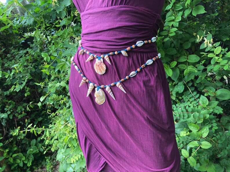 Belly Necklace- Body Chain- Beach Jewellery- Boho Sea Shell Waist ...