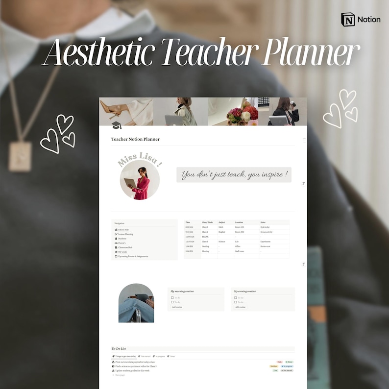 Notion Teacher Planner Template, Classroom Management (digital Download ...