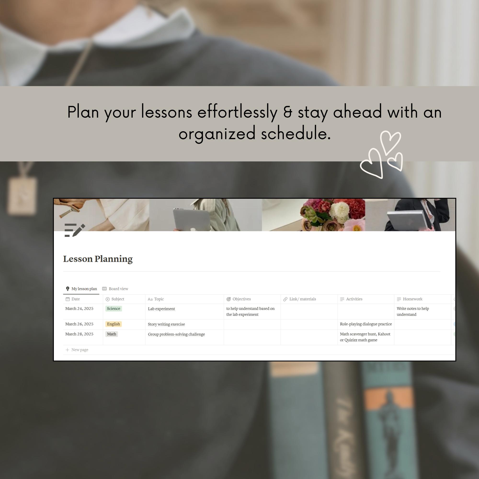 Notion Teacher Planner Template, Classroom Management (digital Download ...