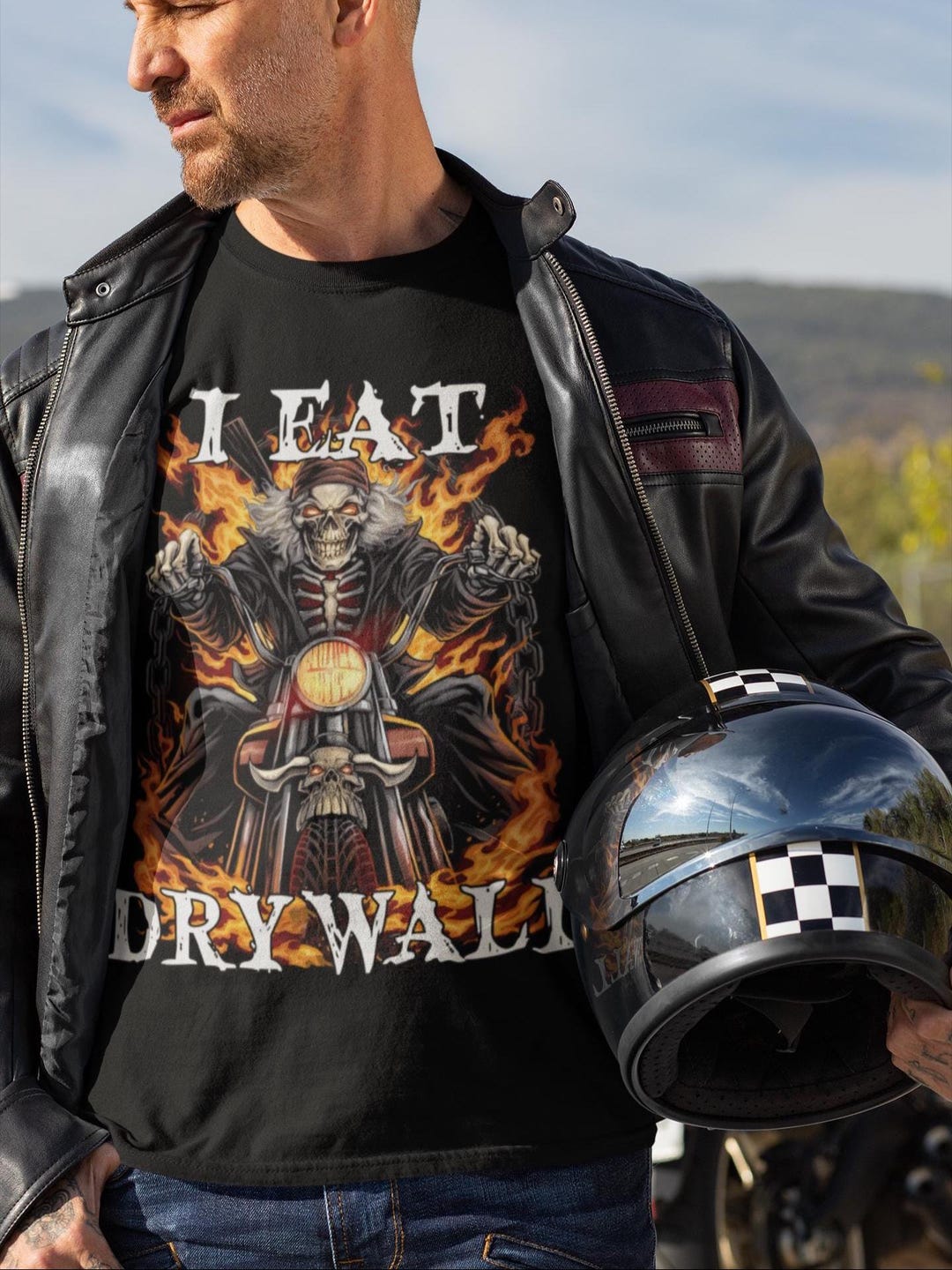 I Eat Drywall Skeleton Graphic Tee, Humorous Meme Shirt - Etsy