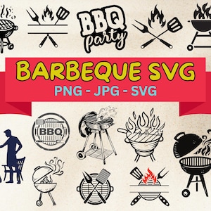 Barbeque SVG Bundle, BBQ Svg Bundle, BBQ Svg, Grilling Svg, Kitchen Svg ...