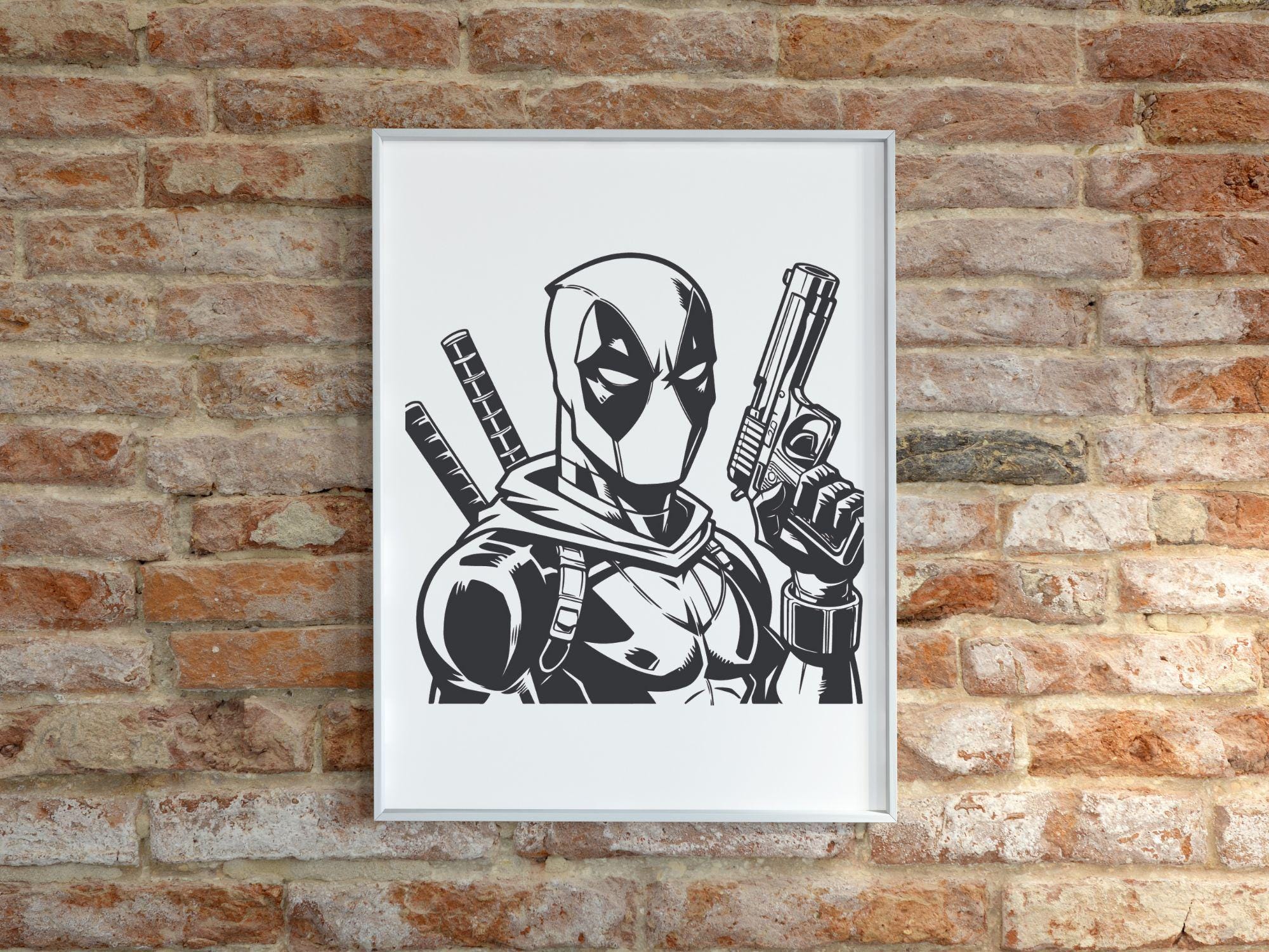 Deadpool Svg Bundle Layered Item, Clipart, Cricut, Digital Vector Cut ...