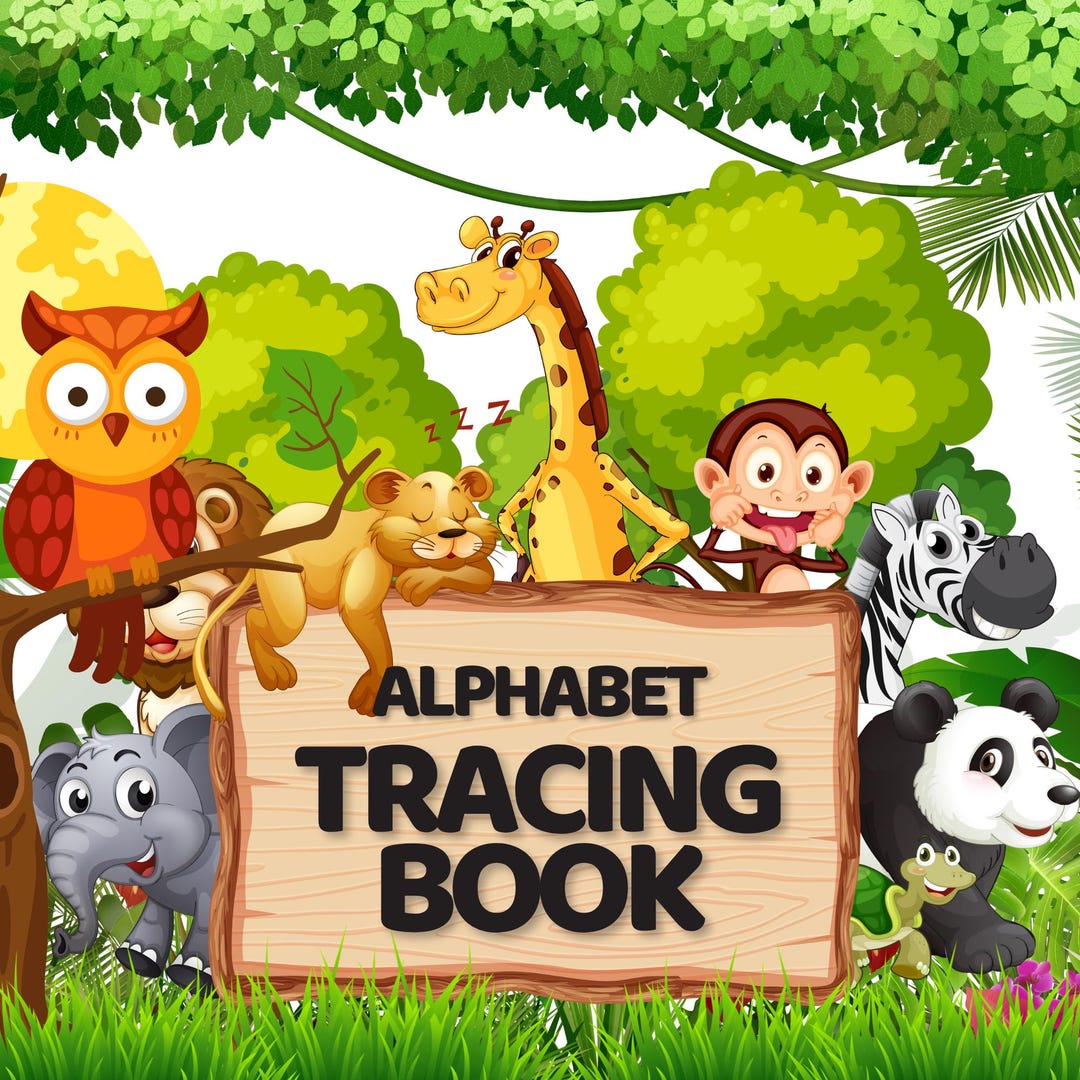 Printable Alphabet Tracing Book | Coloring Book | Tracing Letters for ...