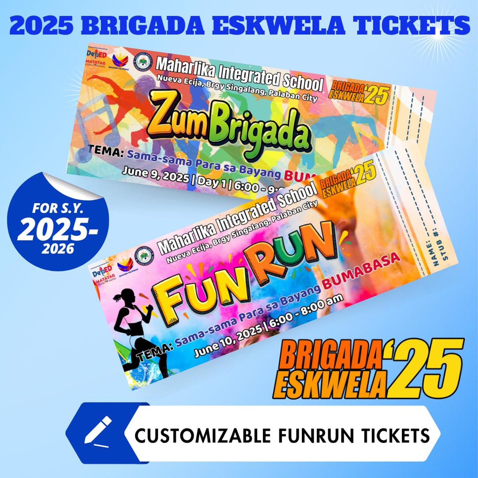 EDITABLE 2025 Brigada Eskwela TEMPLATES - Etsy UK