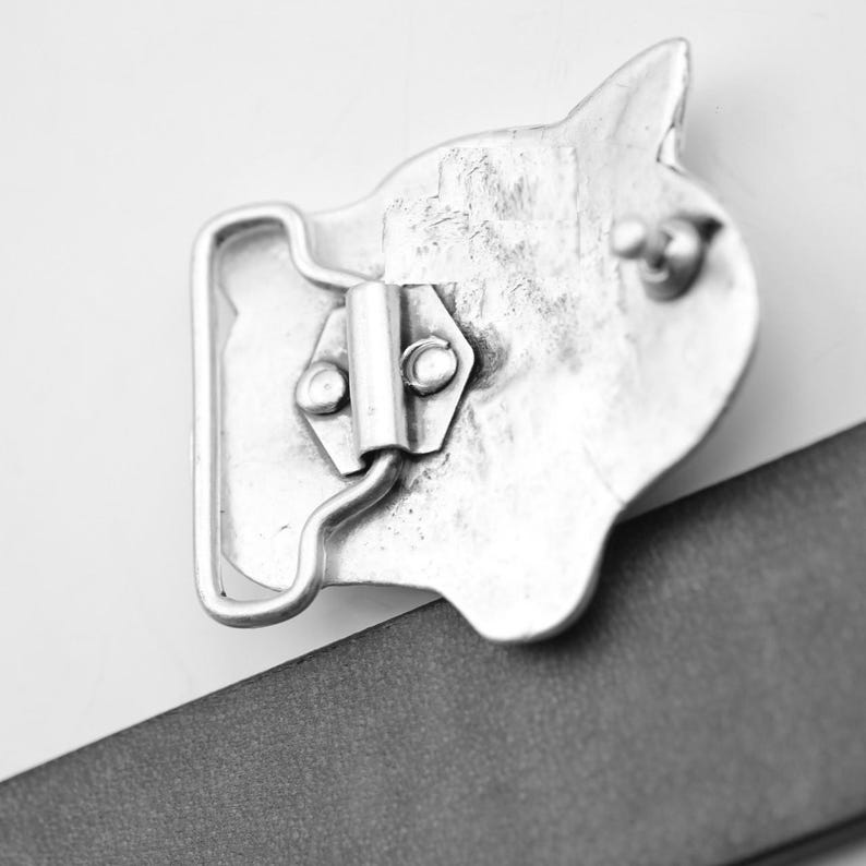 Wolf Belt Buckle, Mythical Creature Design in Antique Silver, Powerful ...