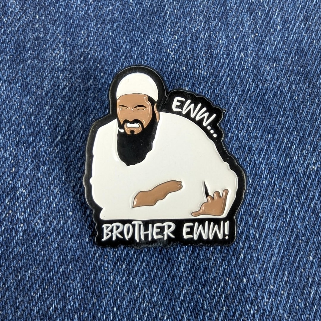 Funny Meme "eww" Enamel Pin: Cartoon Brooch for Backpack or Jacket - Etsy