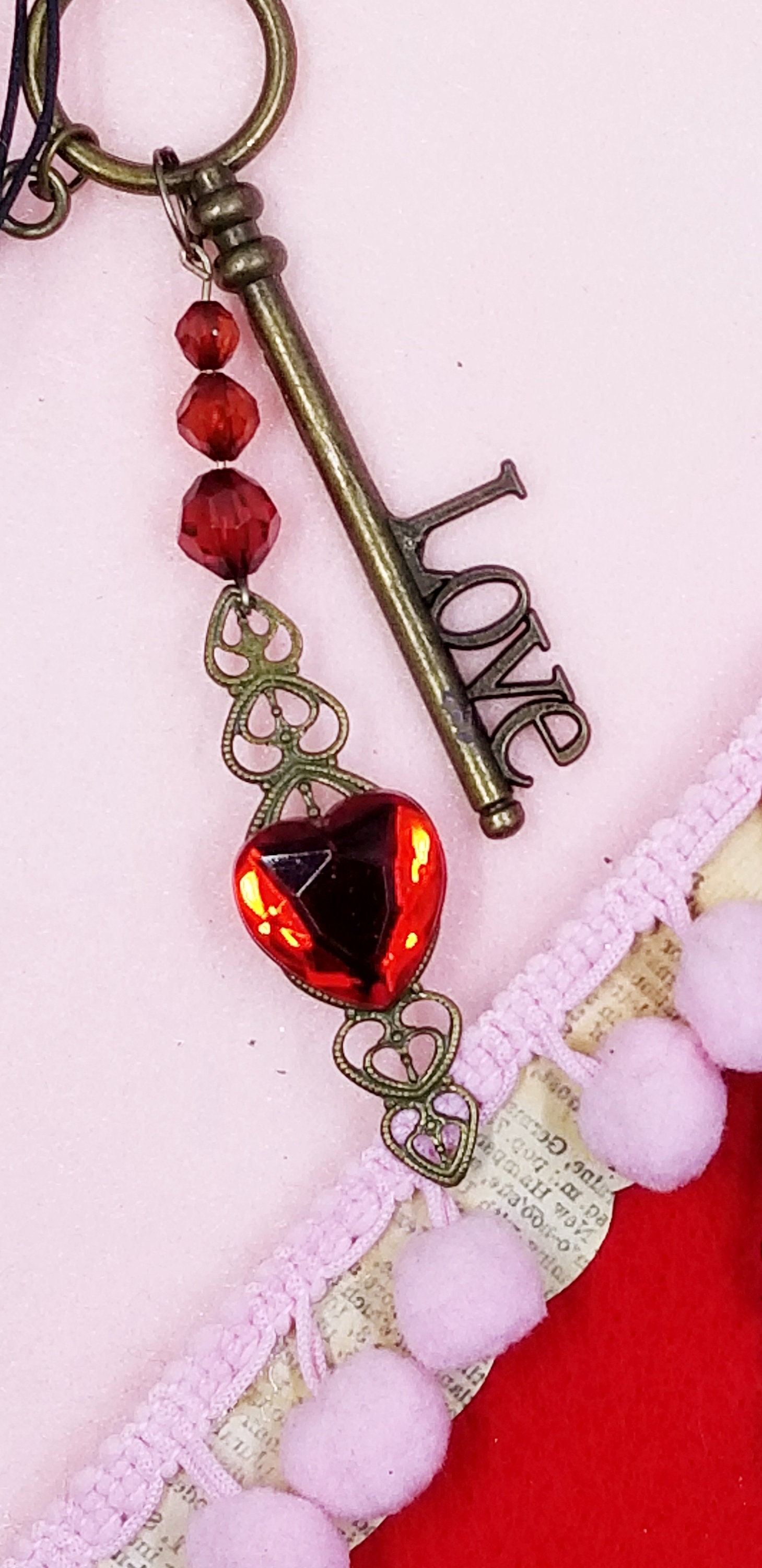 Valentine's Day Jewelry Handcrafted Necklace Romantic Gift Gift for Her ...