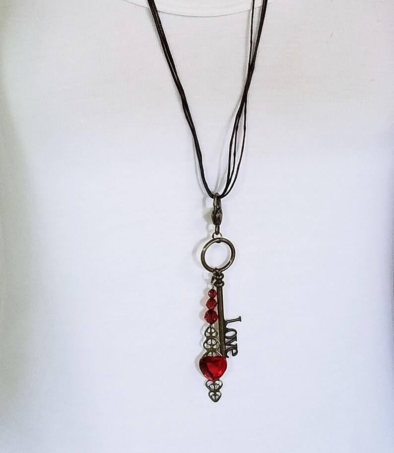 Valentine's Day Jewelry Handcrafted Necklace Romantic Gift Gift for Her ...