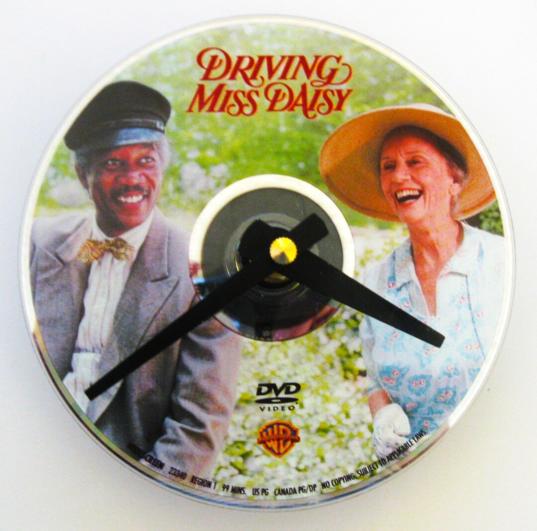 Driving Miss Daisy Clock. Clock Made From DVD of Oscar Winning Movie ...