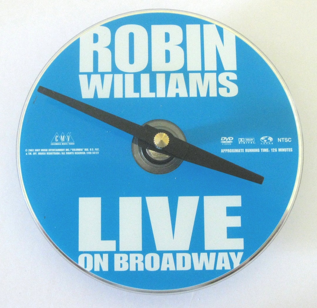 Robin Williams Clock. Recycled DVD. Small Clock. Stand up - Etsy