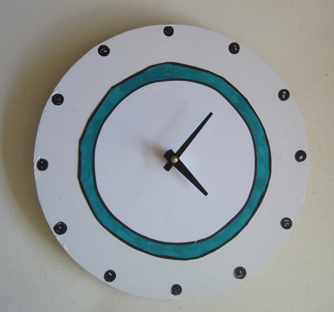 Unique Funky Art Clock Made From a Recycled Record. Available in Many ...