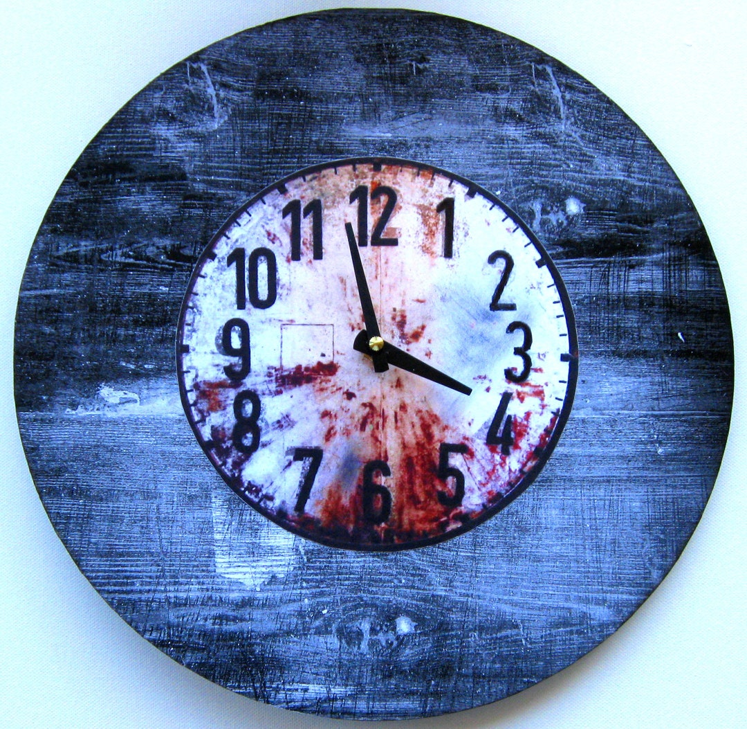 Unique Wall Clock. Modern Clock. Grunge Clock. Office Clock. - Etsy