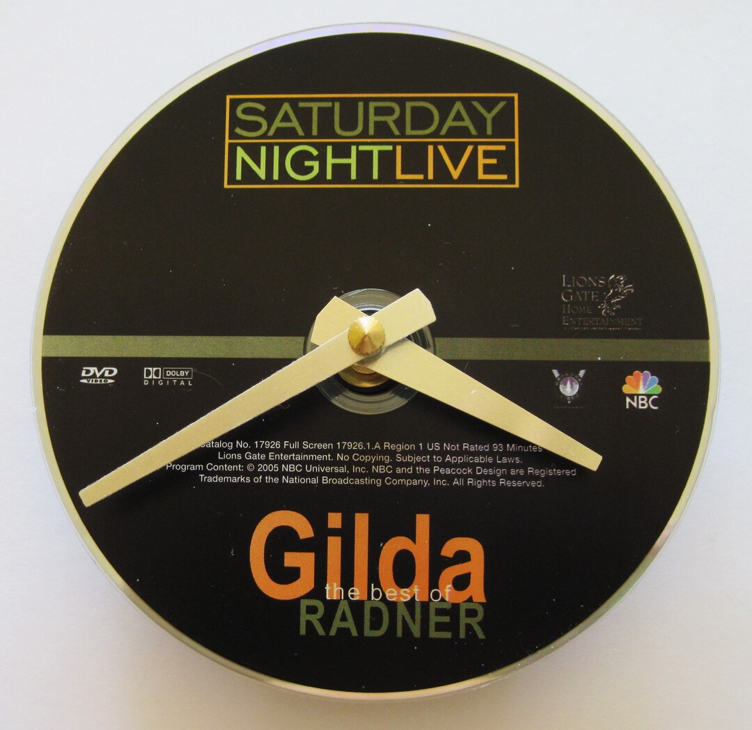 Gilda Radner Clock. SNL Clock. Recycled Record. TV Comedian - Etsy