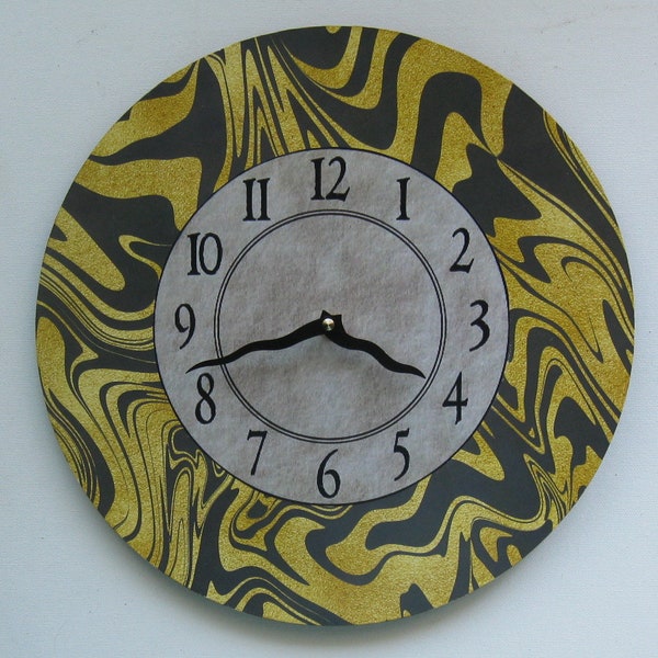 Swirl Clock - Etsy