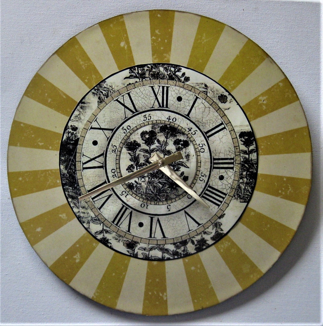 Shabby Chic Clock. Antique Clock With Victorian Clock Face. 10 - Etsy