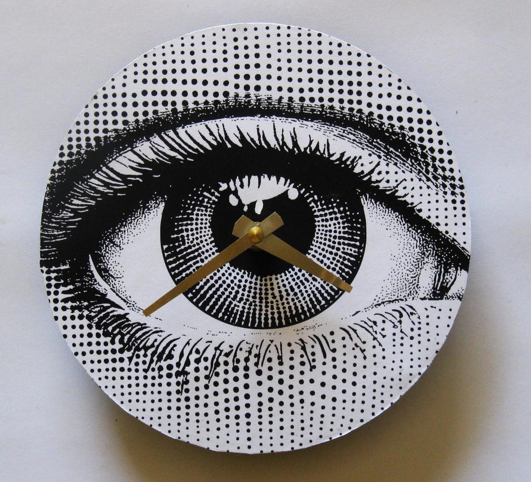 Eye Clock. Digital Image of Eye. Clock for Eye Doctor's Office. Clock ...