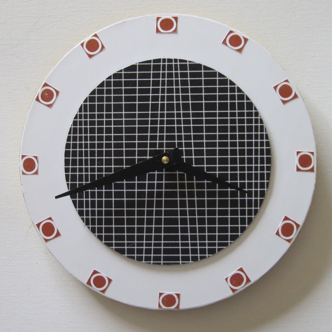 Wall Clock. Art Clock. 10 Inch Clock. Recycled Record. Unique Modern ...